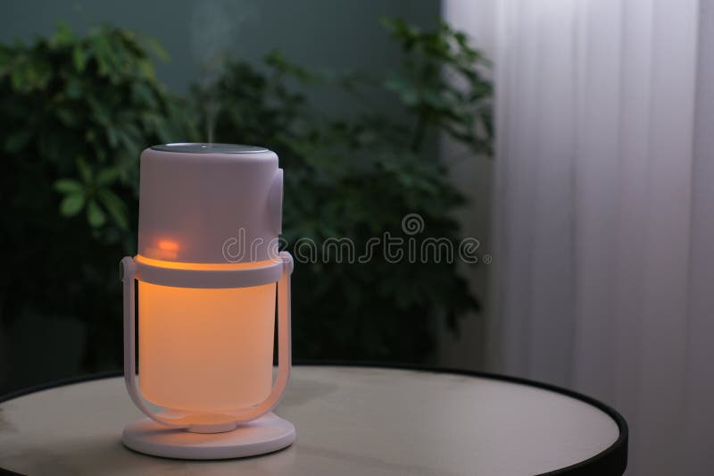 Illuminated Humidifier Table Room Stock Photos - Free & Royalty-Free ...