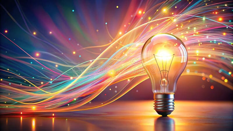 Illuminated Ideas a Bright Conceptual Image of Innovation and ...