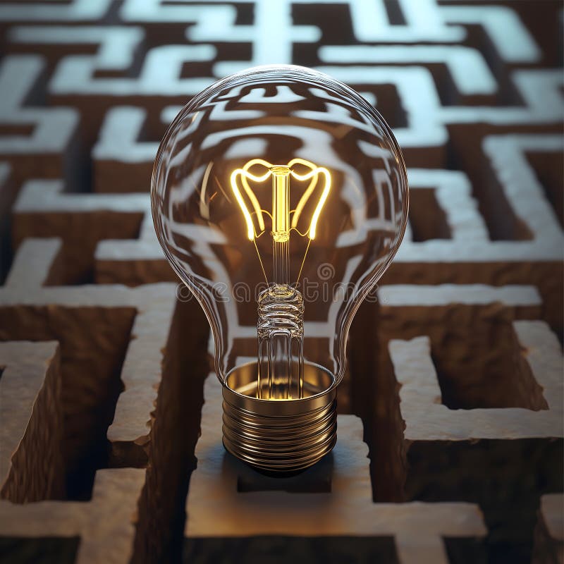 Illuminated Ideas Navigate through a Complex Labyrinth of Creativity ...