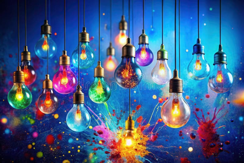 Colorful Hanging Light Stock Illustrations – 34,329 Colorful Hanging ...