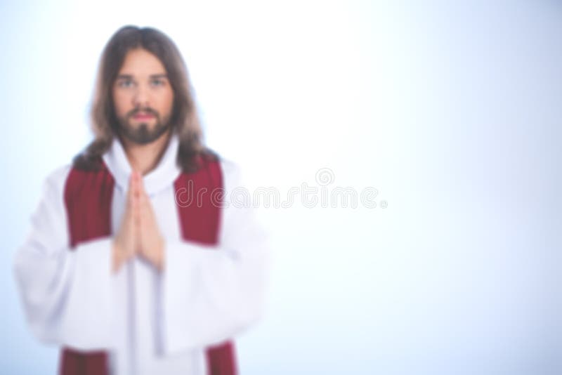 Illuminated Jesus Christ stock image. Image of bible - 89393161