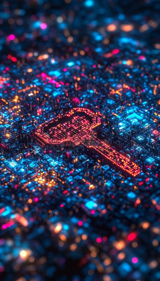 Illuminated Key Unlocking Digital Opportunities in a Swirling Data ...
