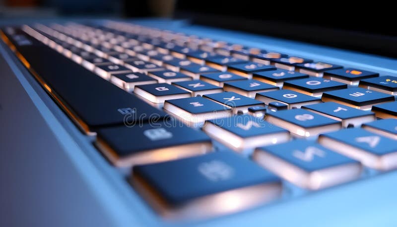 Illuminated Keyboard of a Computer Providing Visual Feedback and Input ...