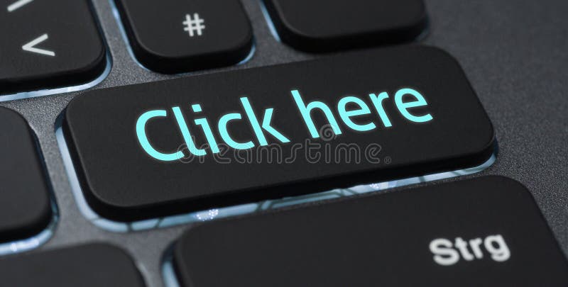 Click here stock image. Image of promotion, advertising - 306896657