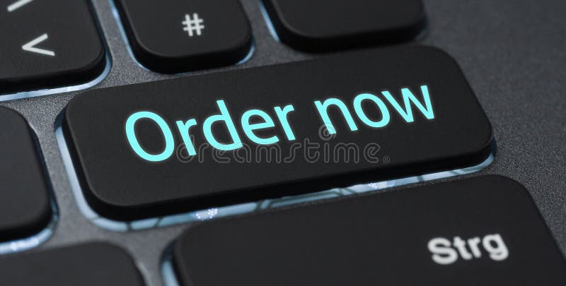 Illuminated Keyboard with a Labeled Key Stock Illustration ...