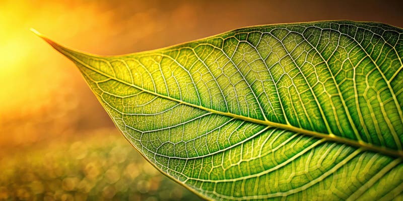 Illuminated Leaf Veins a Close-up Study of Natural Structure and ...