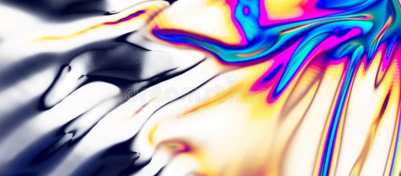Illuminated Liquid Colorful Pattern, Perfect for Wallpapers Stock ...