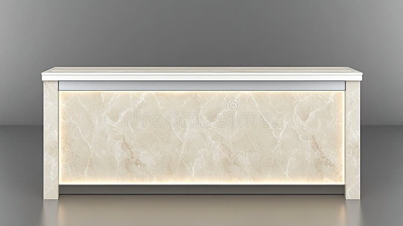 Illuminated Marble Reception Desk, Studio Backdrop, Product Display ...