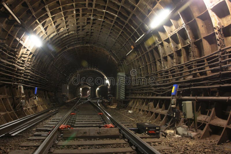 Illuminated Metro Line stock photo. Image of direct - 172000558