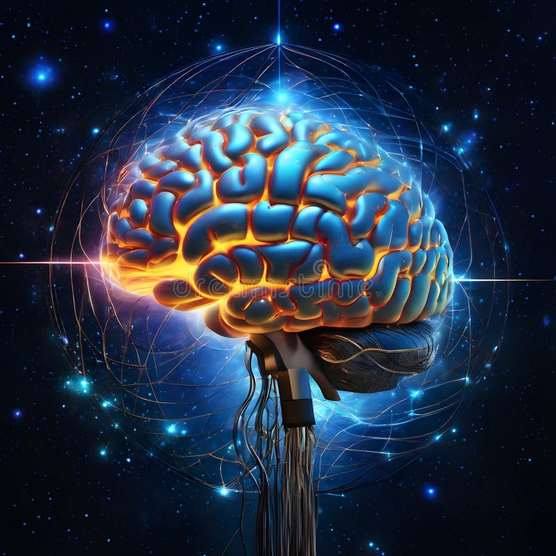 Digital Synapses Fusion Ai Human Mind Stock Photos - Free & Royalty ...