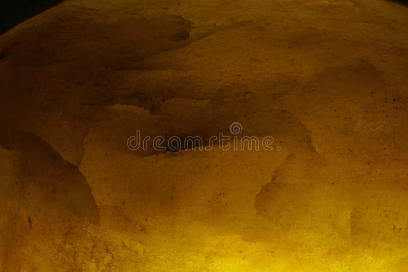 Illuminated Moon-shaped Stone Stock Illustration - Illustration of ...