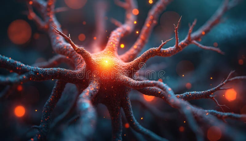 Illuminated Neural Network Cell Stock Illustrations – 541 Illuminated ...