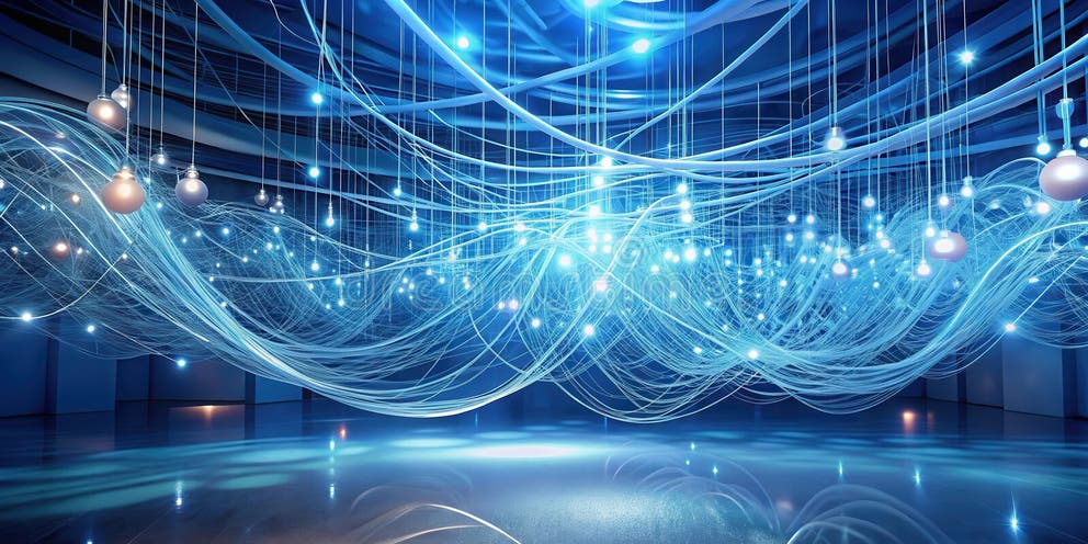 Illuminated Network Abstract Representation of Interconnected Systems and Data Flows in a Modern ...
