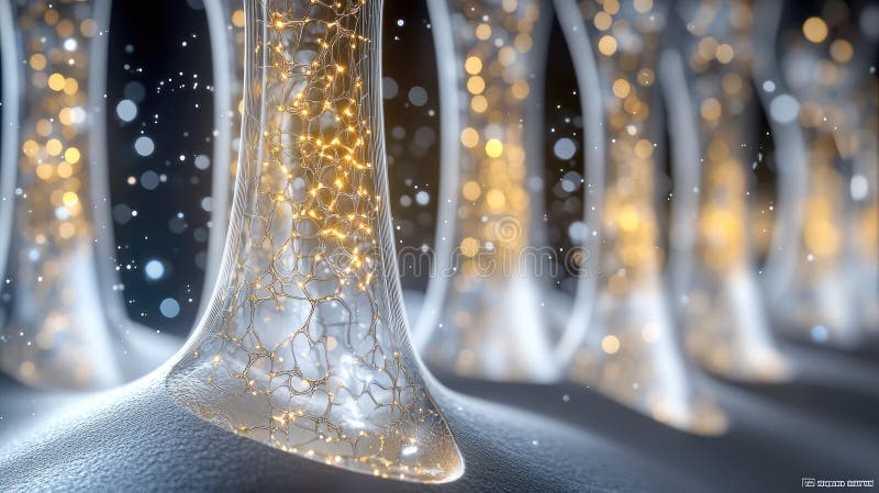 Illuminated Neurons Interact In A Dynamic Visual Representation