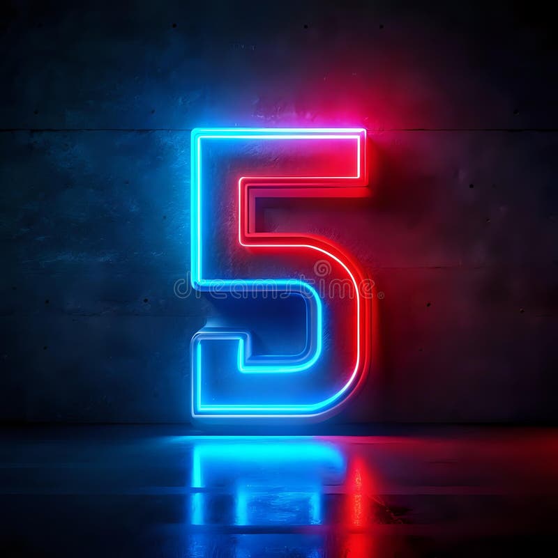 A Neon Glow in the Dark stock illustration. Illustration of wall ...