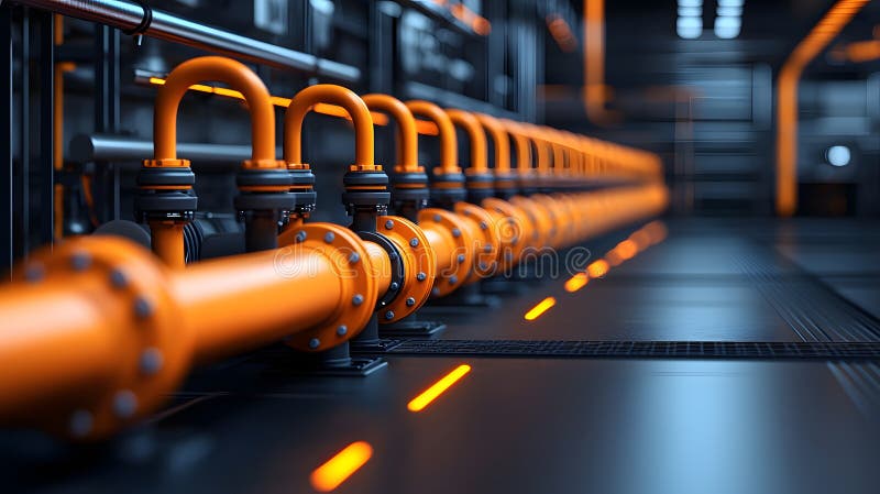 Illuminated Pipes in a High-Tech Industrial Setting: a Journey through ...