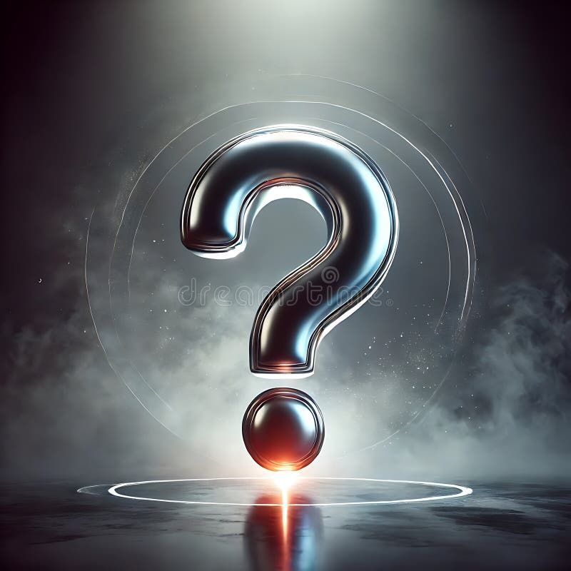 The Illuminated Question stock illustration. Illustration of organ ...