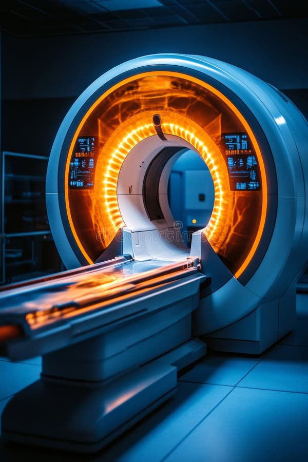 Imaging Machine Stands Ready Modern Medical Facility Stock Photos ...