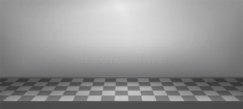 Realistic Studio Background Interior Mockup Stock Vector - Illustration ...