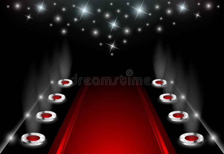 Red Carpet Lights Stock Illustrations – 3,856 Red Carpet Lights Stock ...