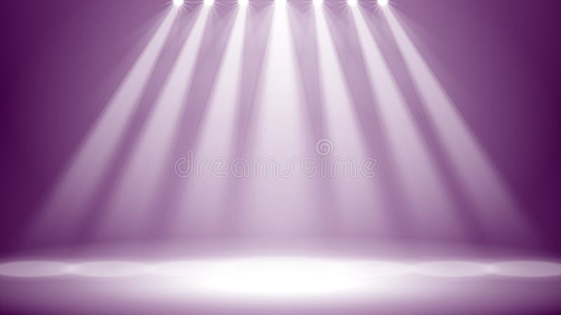 Illuminated Scene Spotlight Background Abstract. Fashion Stage Stock ...