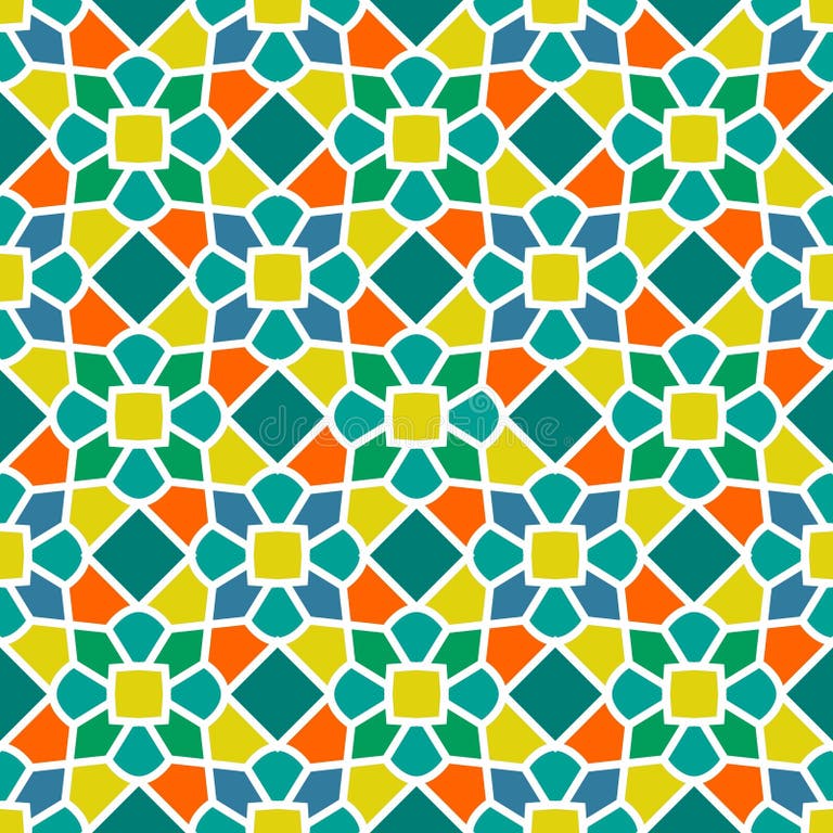 Illuminated Script: the Radiance of Islamic Patterns Stock Vector ...