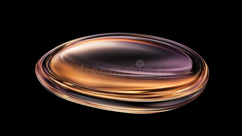 Illuminated Sphere on a Dark Backdrop, Captivating Composition with ...