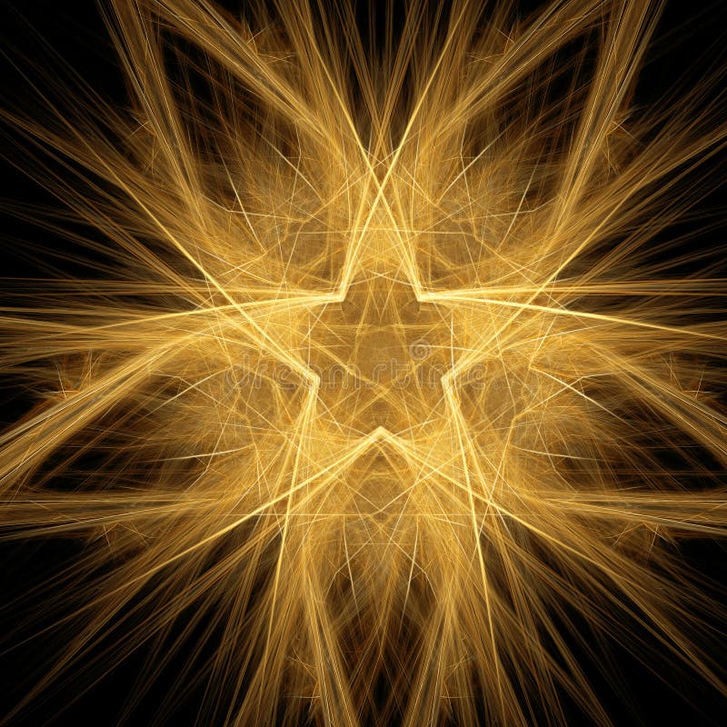 Illuminated star stock illustration. Illustration of aura - 4701896