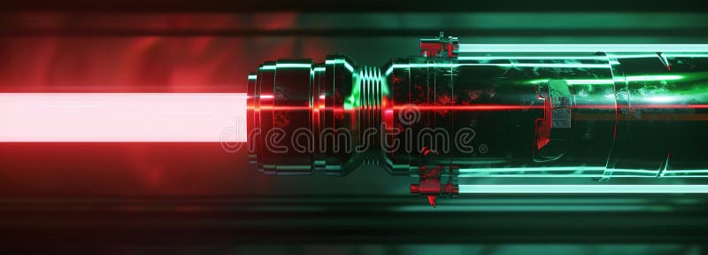 Illuminated Two-tone Light Beam on a Textured Background Representing ...