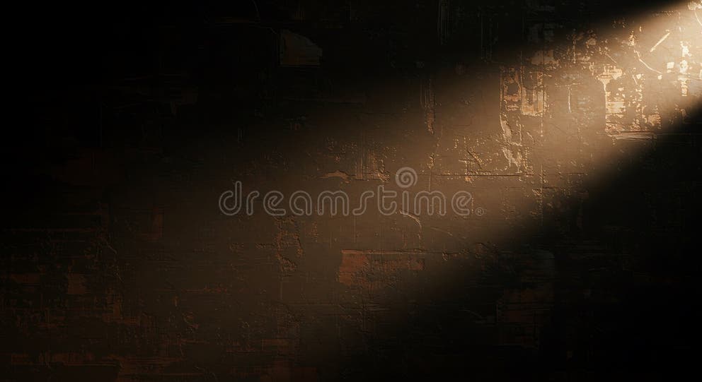 Illuminated Wall: a Study in Light and Shadow Stock Illustration ...