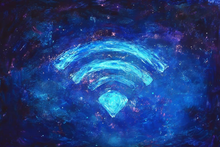 Illuminated Wifi Icon Stock Illustrations – 840 Illuminated Wifi Icon ...