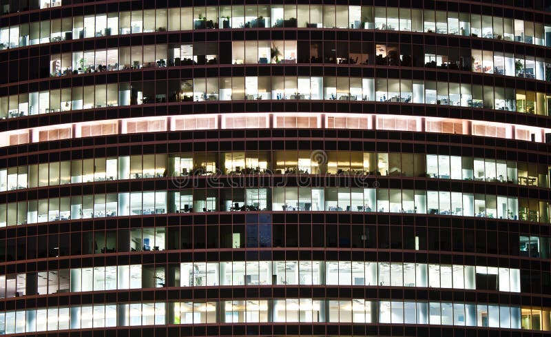 Illuminated windows stock photo. Image of futuristic - 21987944