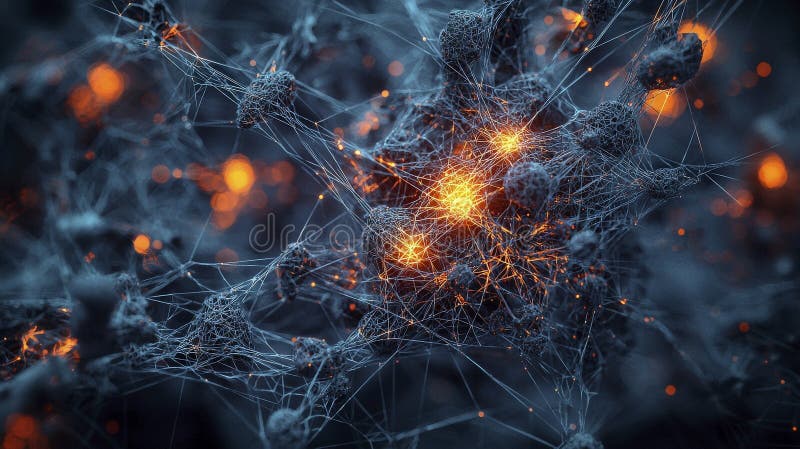 Illuminating Connections a Glowing Web of Time Moments in Digital Space ...