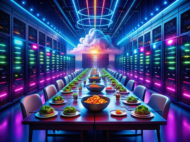 Illuminating the Future of Cloud Computing a Stunning Visual of a ...