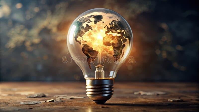 Illuminating Global Connectivity a Glowing Orb Encapsulating the ...