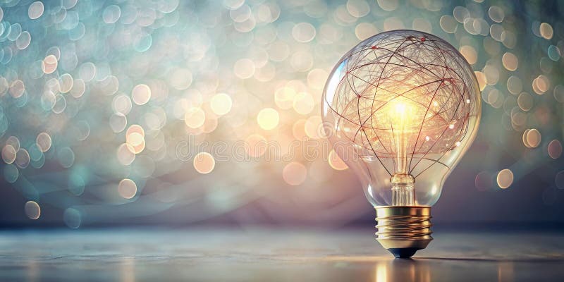 Illuminating Ideas a Glowing Symbol of Innovation and Discovery ...