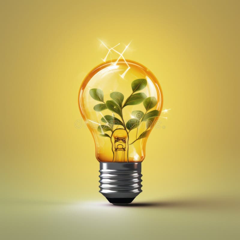 Illuminating Ideas: Lamps Symbolizing Creativity in Flat Layout ...