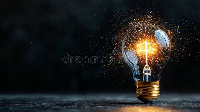Illuminating Innovation: a Captivating Light Bulb Sparks the Essence of Knowledge and Creativity ...