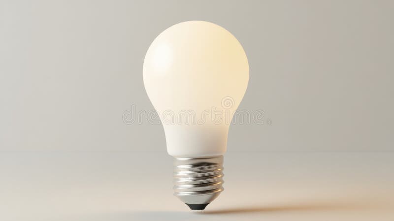 Illuminating Innovation, a Single Light Bulb Shines Bright on White ...