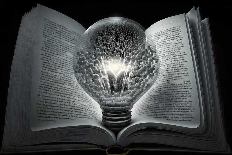 Illuminating Knowledge: Creative Book in the Shape of a Lightbulb ...