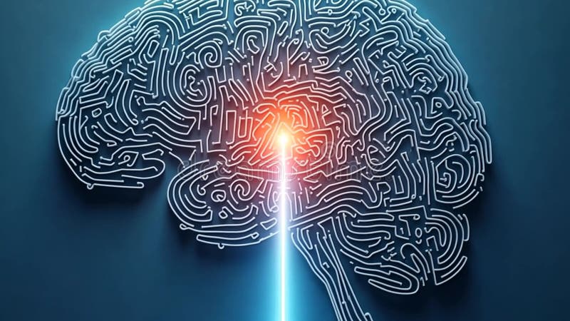 Illuminating the Mind: a Digital Brain Representation Stock Footage ...