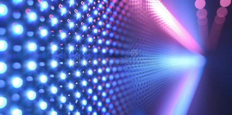 Illuminating Patterns. Modern LED Light Background Concept Stock ...