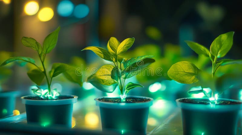 Illuminating Plants Symbolize Innovation and the Promise of Sustainable ...
