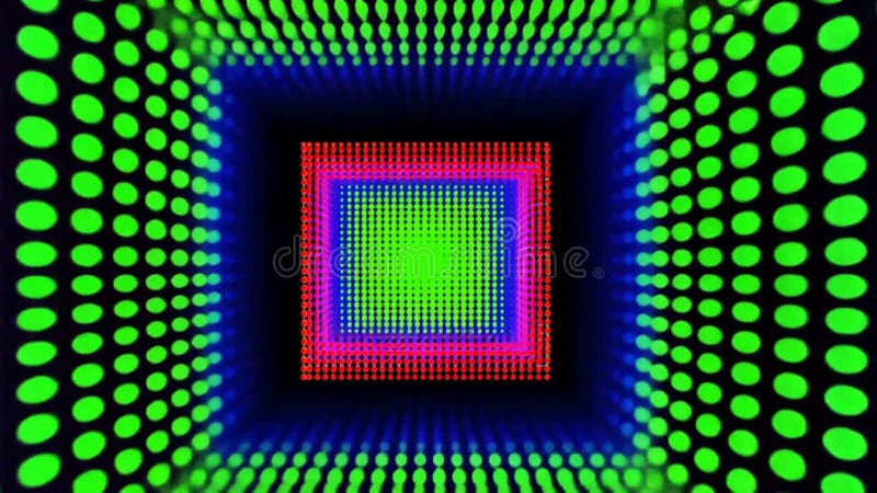 Illuminating Squares: a Vibrant Optical Illusion of Concentric Squares ...