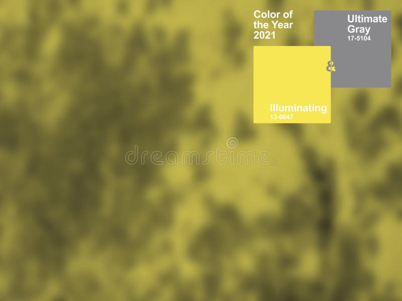 Illuminating and Ultimate Gray. Main Color Trend 2021 Editorial Stock ...