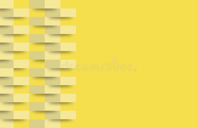 Illuminating Yellow 3d Texture. Clean Background with Copy Space Stock ...