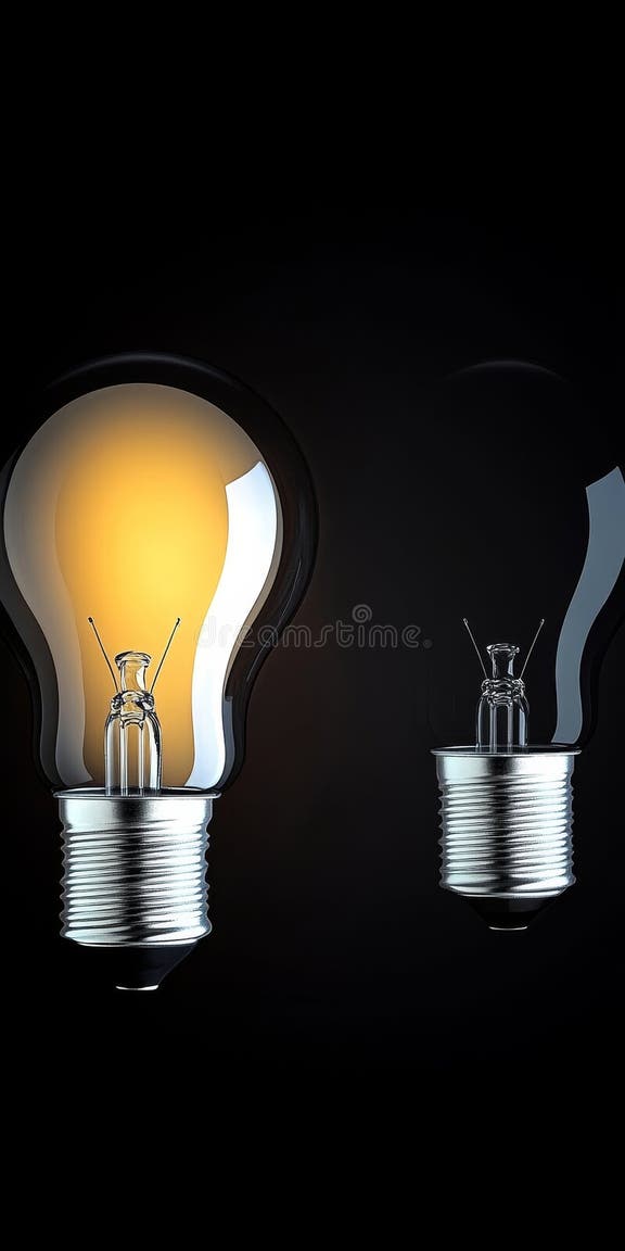Illumination Concept a Light Bulb Symbolizing Bright Ideas, Innovation ...