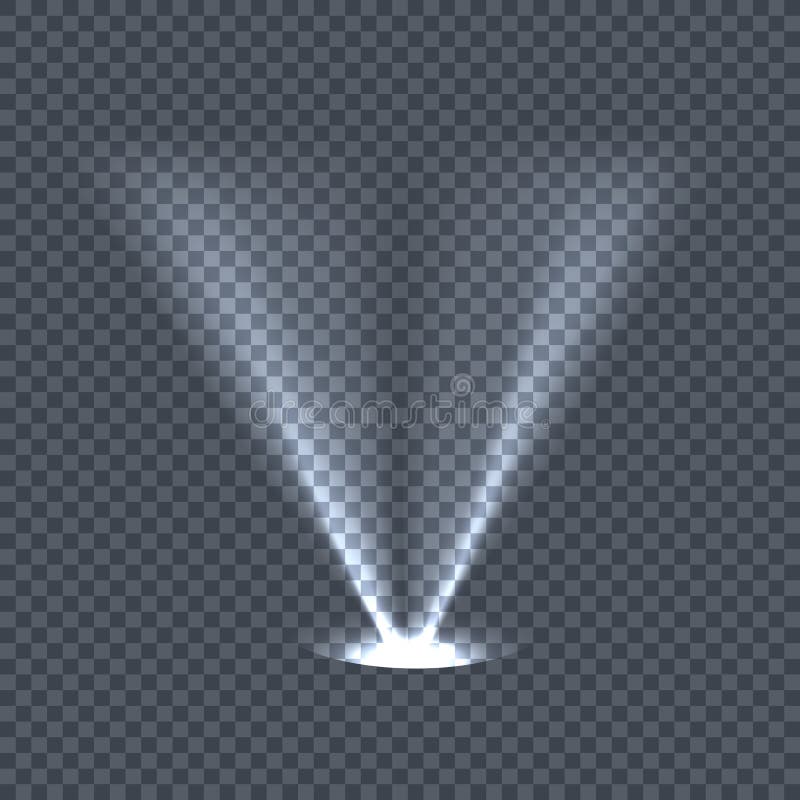 Illumination with Light Effects on Transparency Stock Vector ...