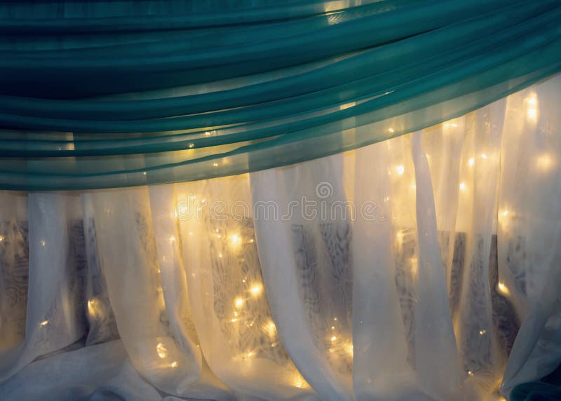 Illumination Lights Under Transparent Cloth Stock Image - Image of ...