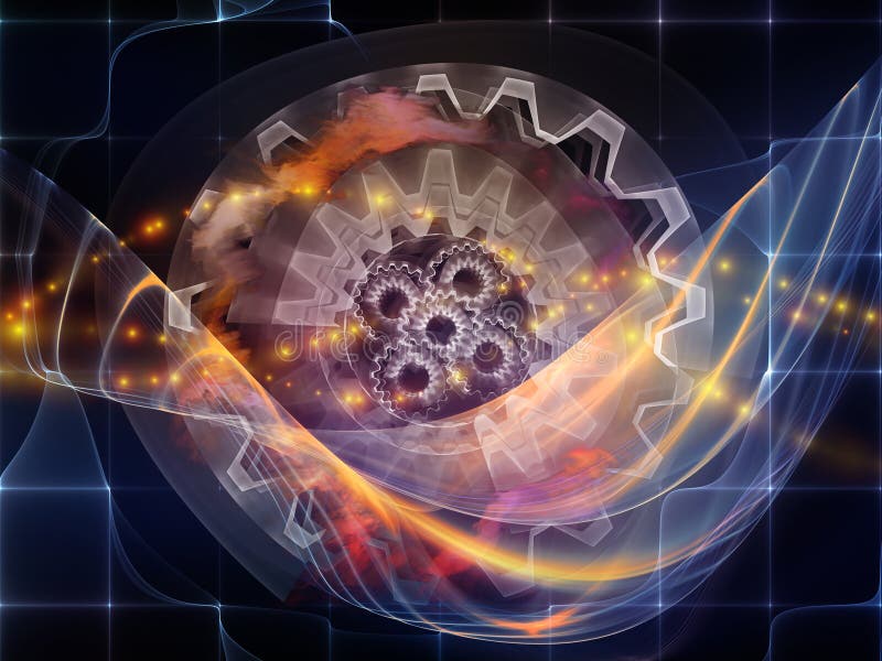 Abstract Visualization Composition Stock Illustration - Illustration of ...